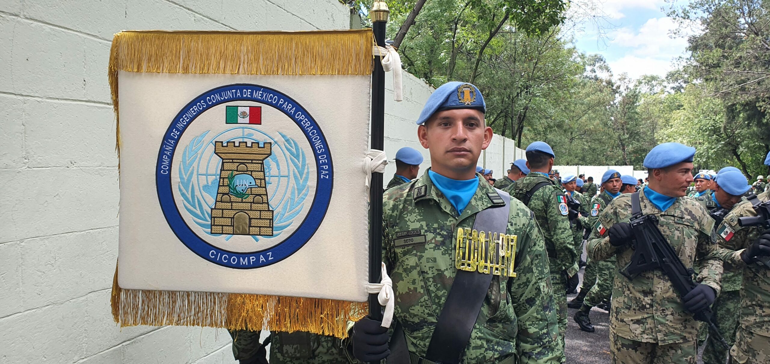 México tiene su primer contingente militar para misiones de paz de la ...